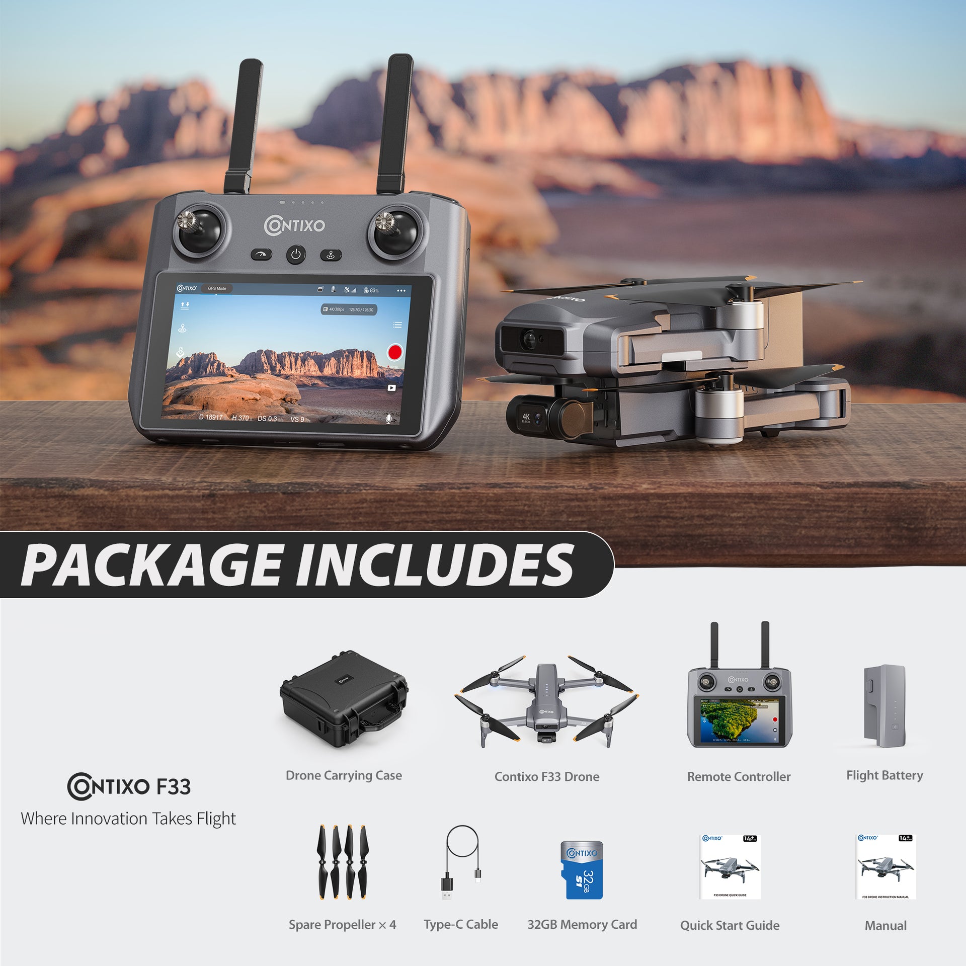Contixo F33 Vortex – Contixo Drones
